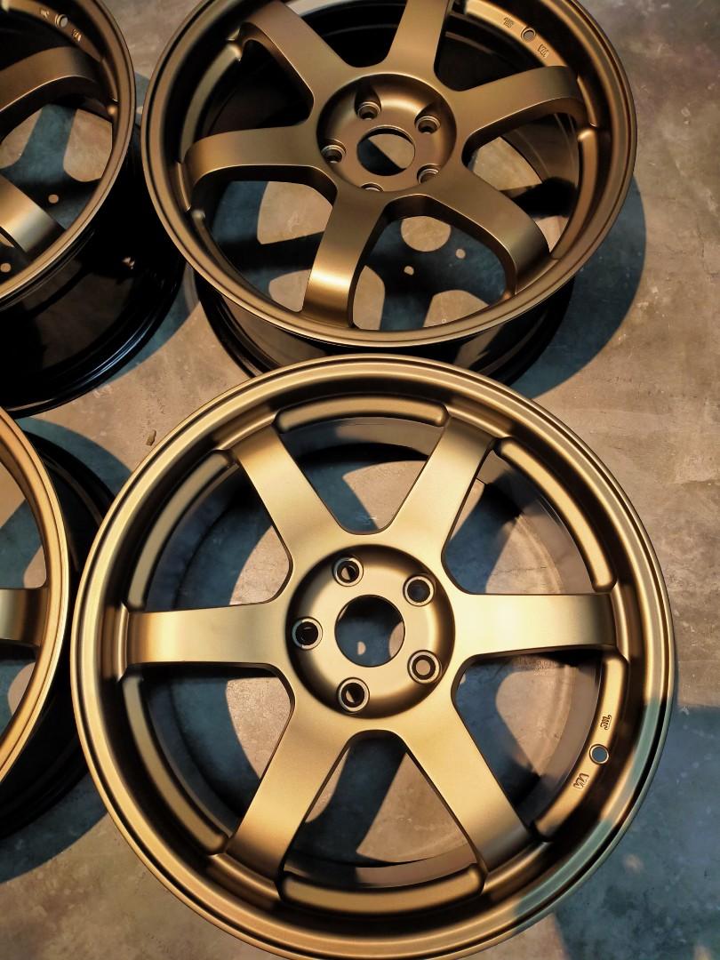 Sport Rim 18 inch Volk Racing Te37 Civic Accord Crz Hrv Estima Vellfire ...