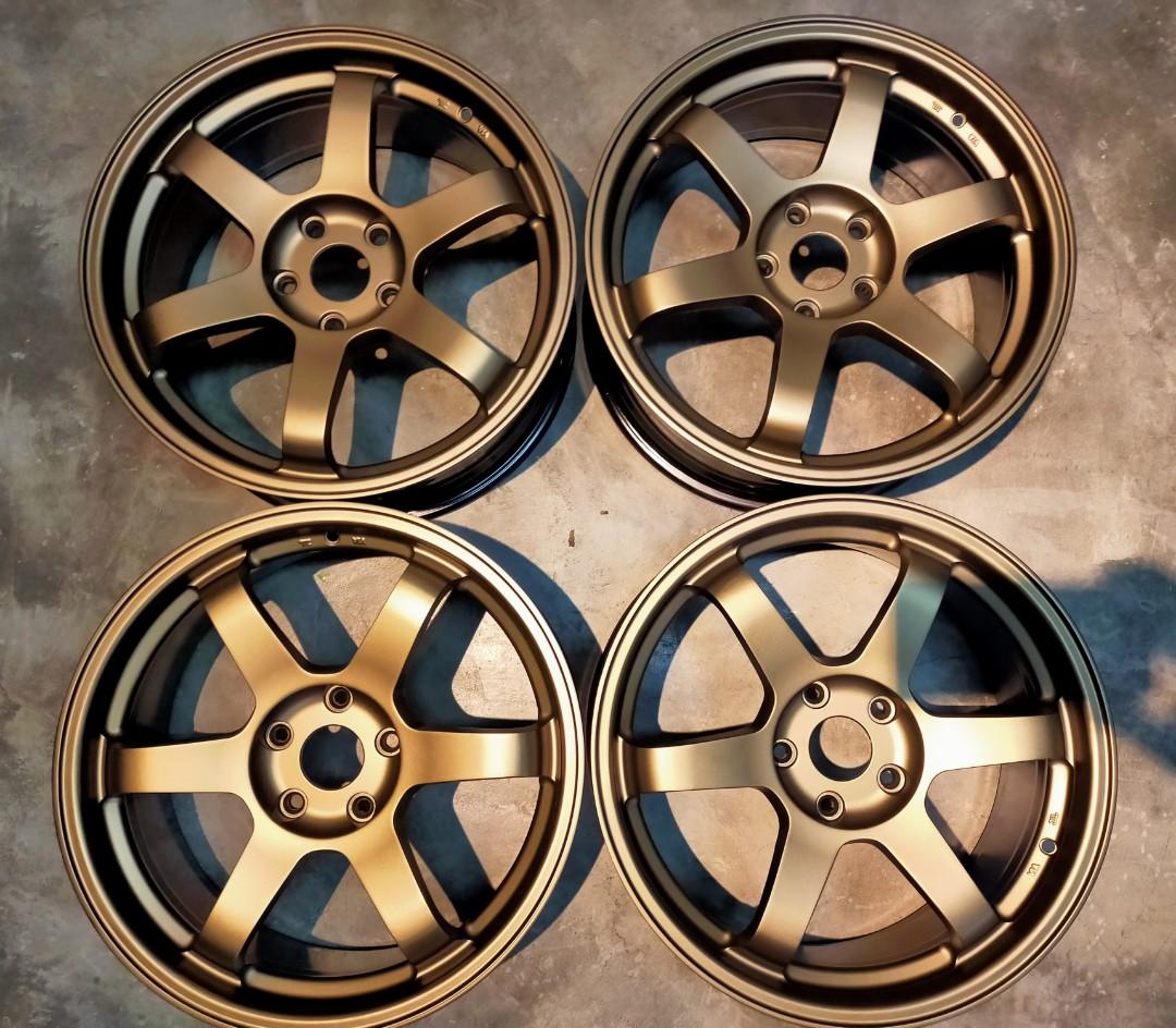 Sport Rim 18 inch Volk Racing Te37 Civic Accord Crz Hrv Estima Vellfire ...