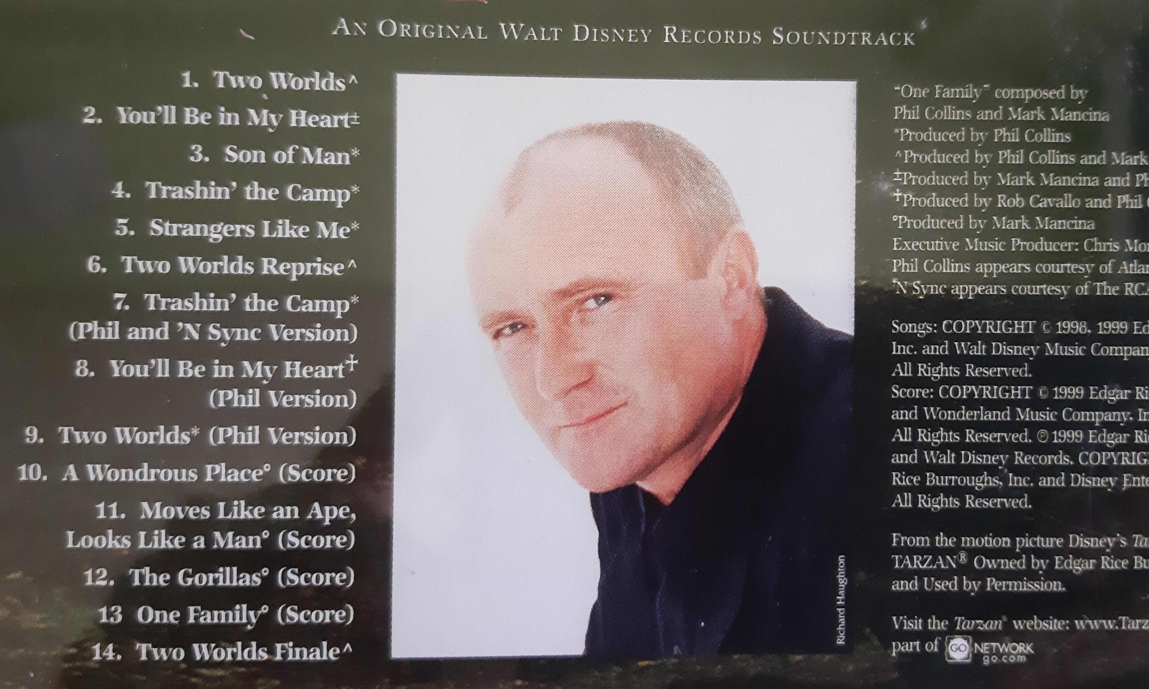 Tarzan Soundtrack - songs by Phil Collins, Hobbies & Toys, Music ...