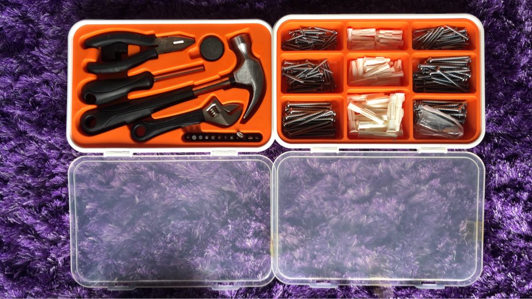 IKEA Tool Set + Screw and Plug Set, Design & Craft, Craft Supplies ...
