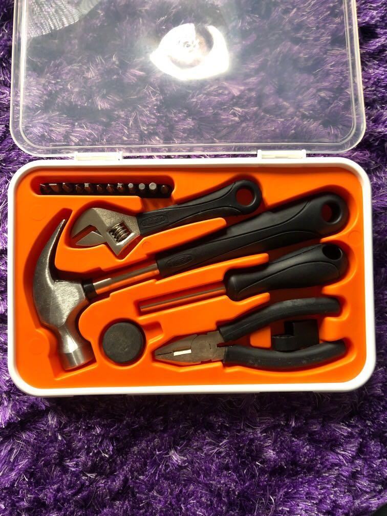 IKEA Tool Set + Screw and Plug Set, Design & Craft, Craft Supplies ...