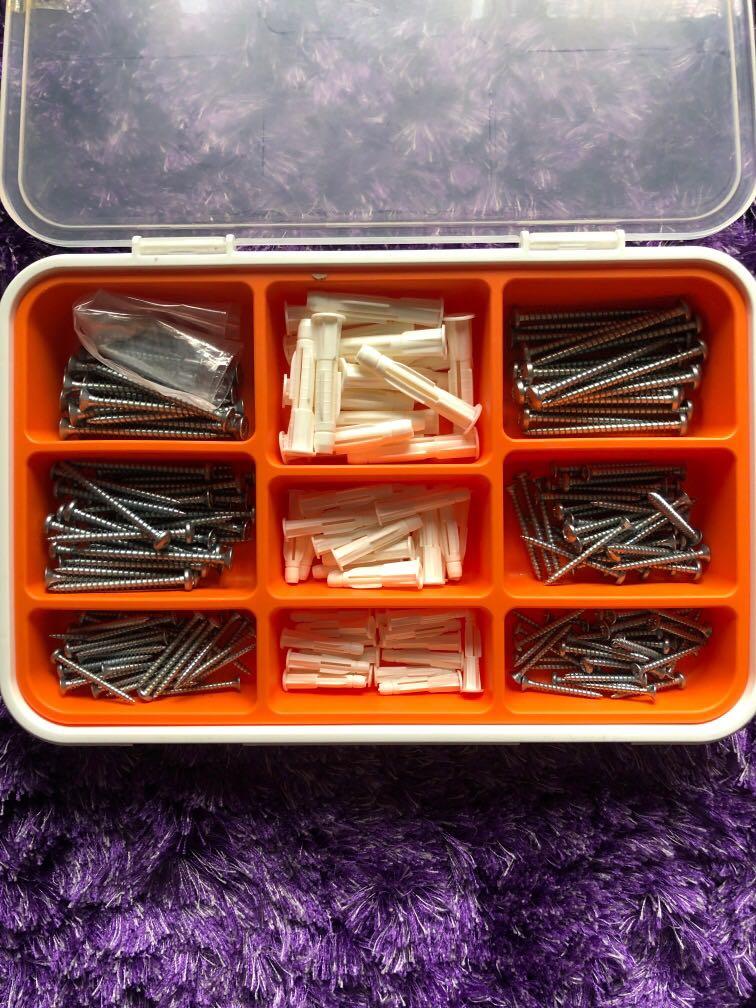 IKEA Tool Set + Screw and Plug Set, Design & Craft, Craft Supplies ...