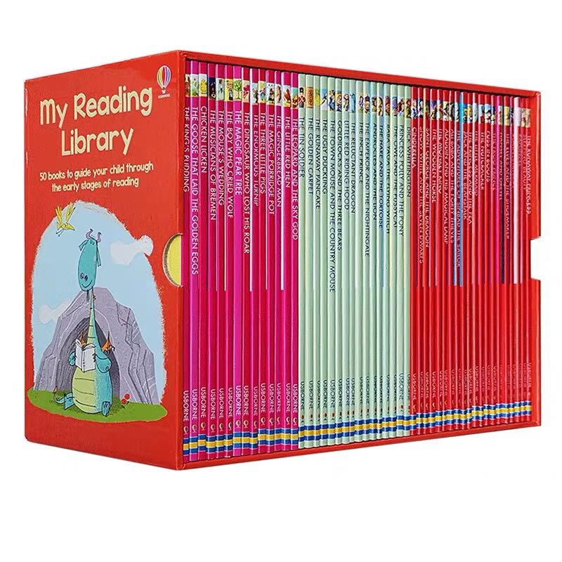 Usborne My Reading Library (2nd library) 50 books, free mp3, 興趣及遊戲, 書本 ...