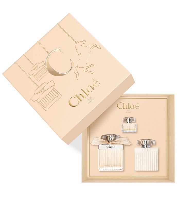 Chloe 3pcs Signature Prestige Gift Set, Beauty & Personal Care, Bath ...