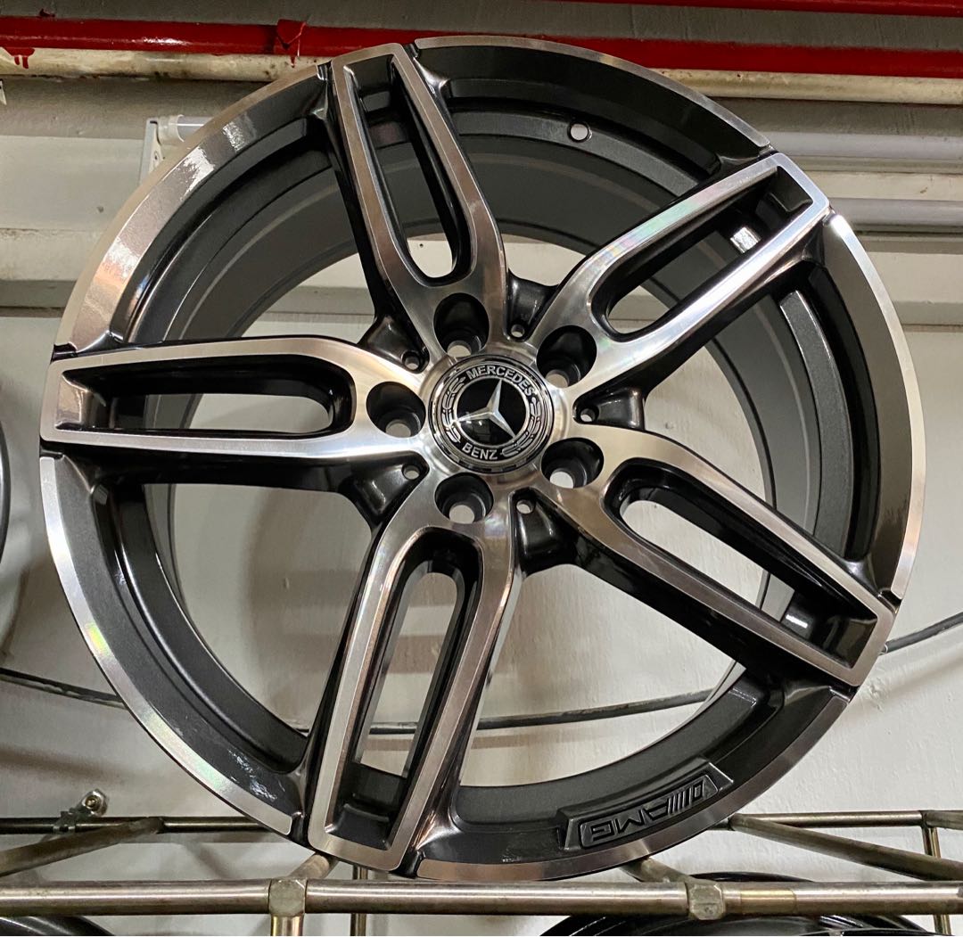 18” Mercedes AMG Sport Rim!, Car Accessories, Tyres & Rims on Carousell