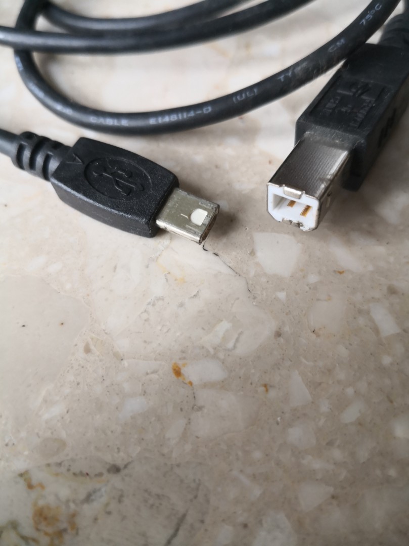 USB with type B mini, Computers & Tech, Parts & Accessories, Cables ...