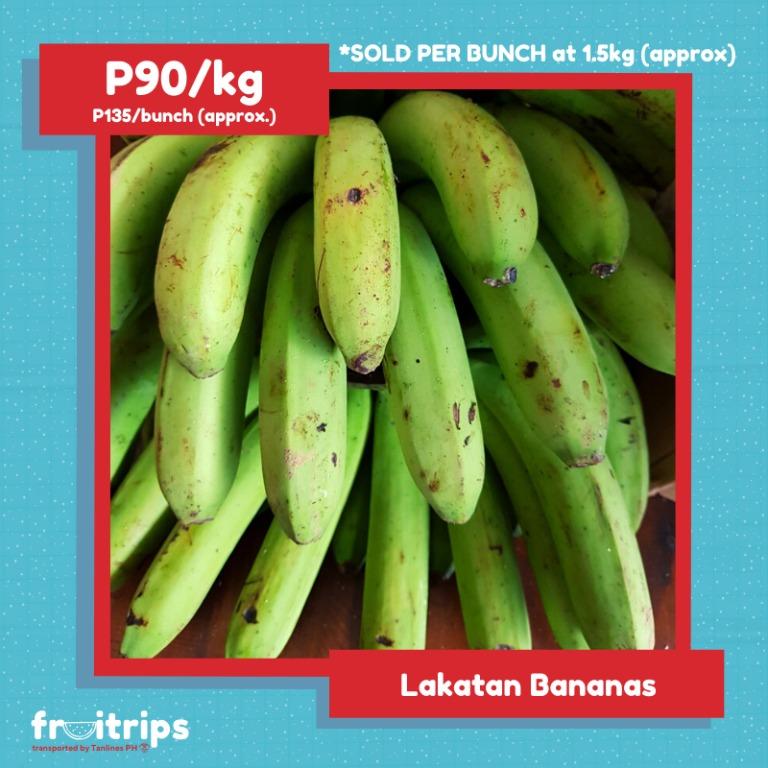 [ FRESH! ] Lakatan Bananas, Food & Drinks, Fresh Produce on Carousell