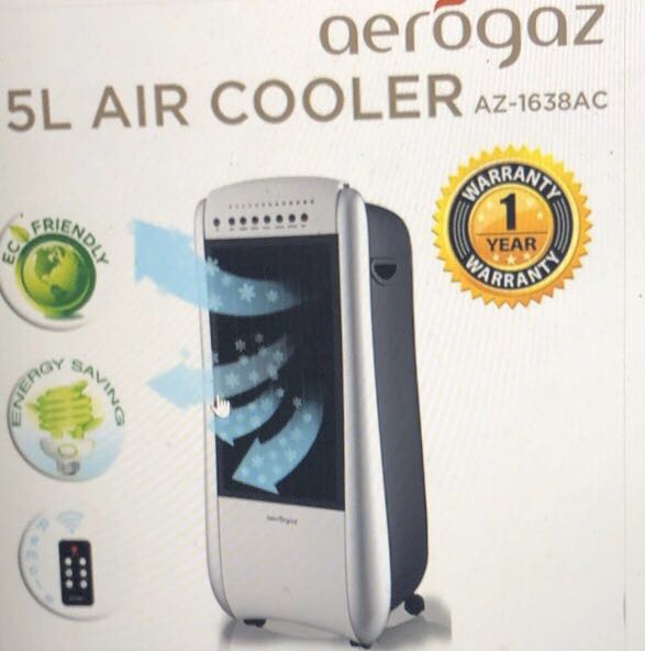 Aero gaz 5L aircooler AZ-1638AC, TV & Home Appliances, Air Conditioners ...