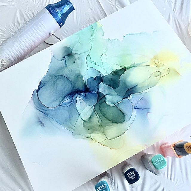 Alcohol Ink Art starter kit, Hobbies & Toys, Stationery & Craft, Craft ...