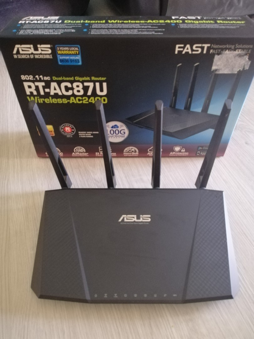 Asus AC87U router, Computers & Tech, Parts & Accessories, Networking on ...