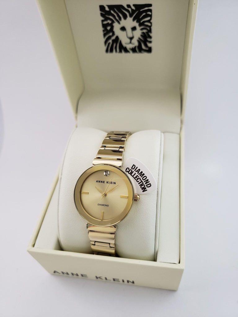 Authentic Anne Klein Gold Watch, Women's Fashion, Watches & Accessories ...