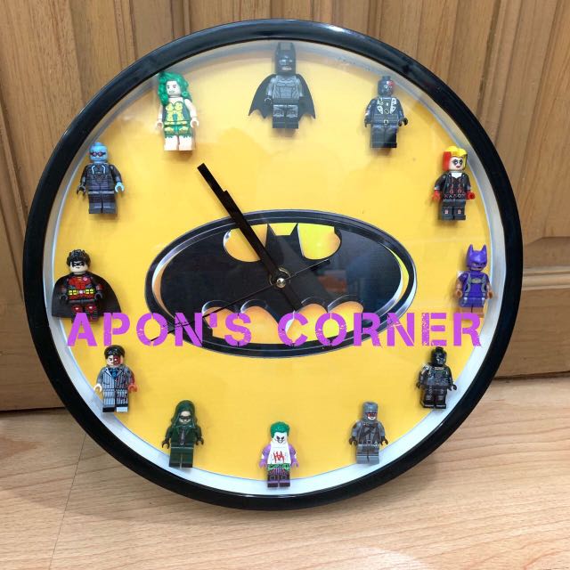 Batman Clock (alt minifigs), Hobbies & Toys, Toys & Games on Carousell