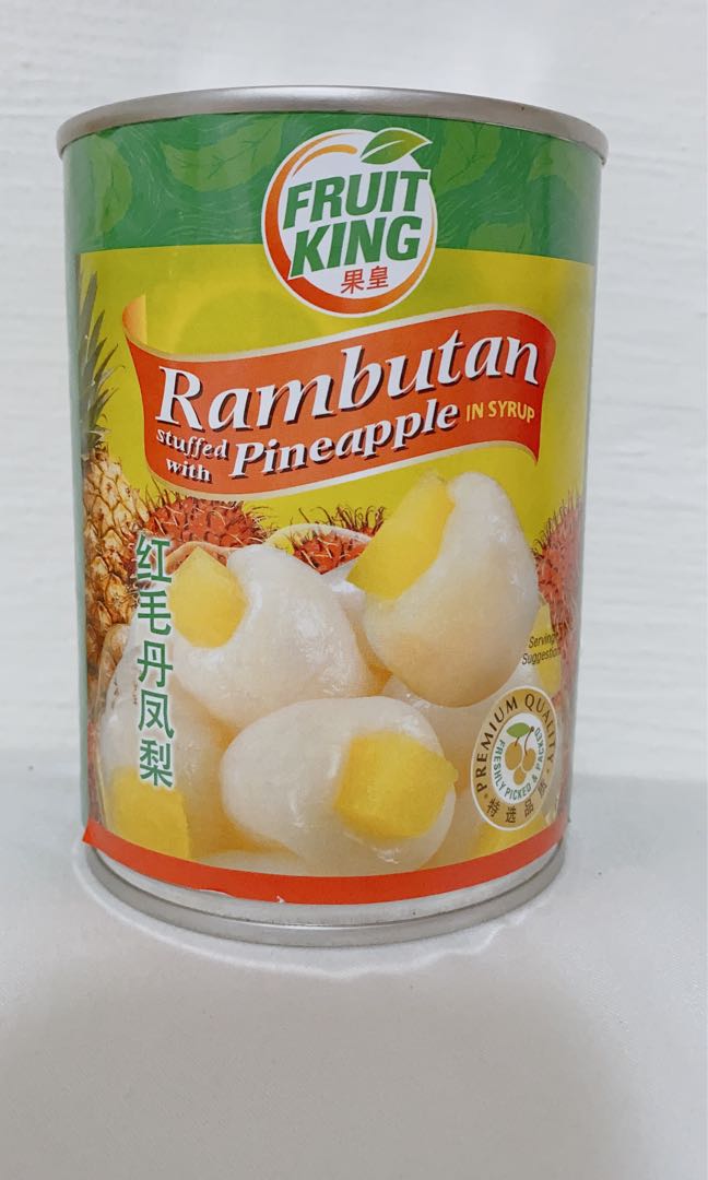 BN Brand New Fruit King Rambutan stuffed with Pineapple in Syrup 565g ...