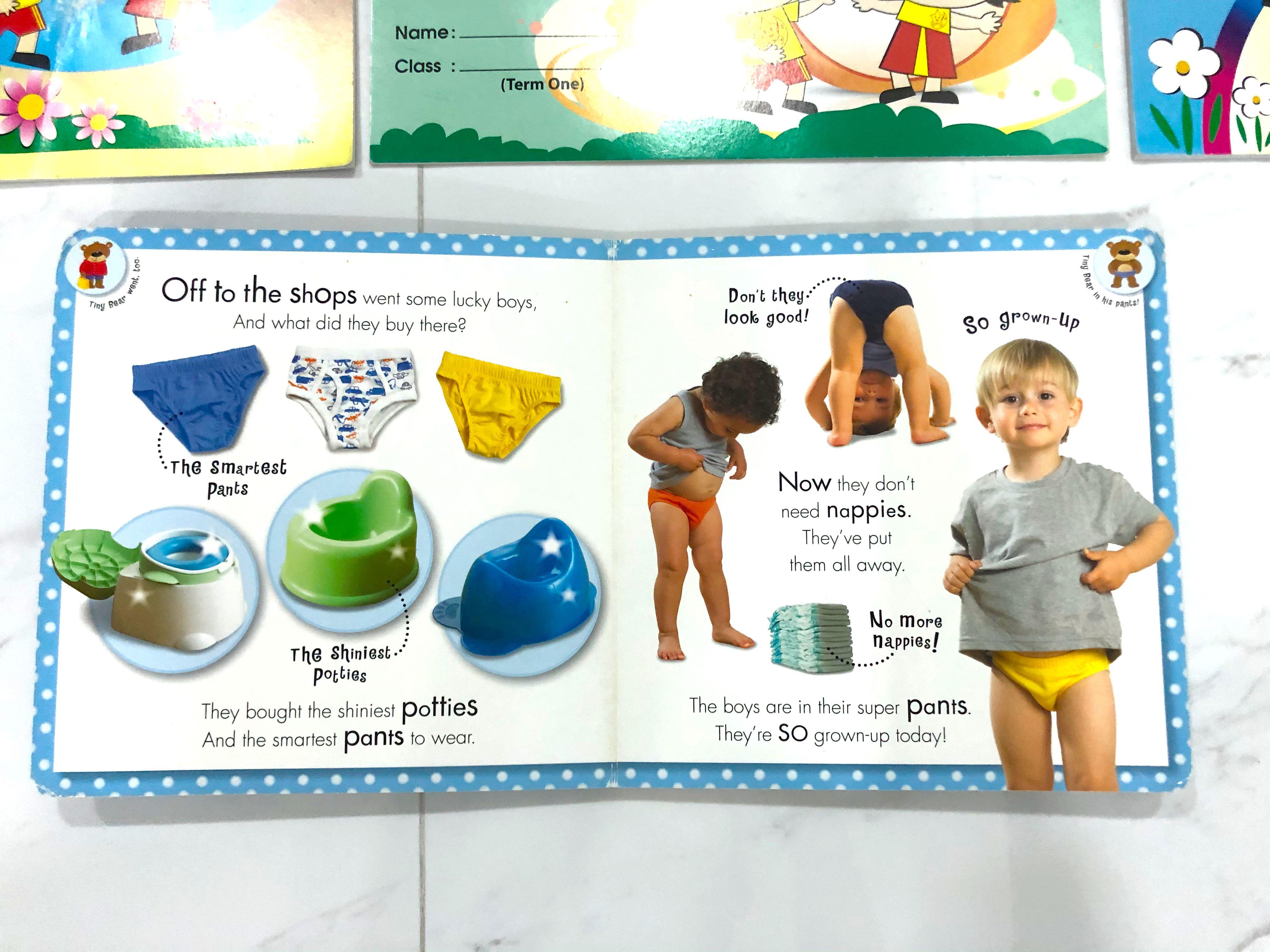 Boy’s Potty Time + Numbers Book, Hobbies & Toys, Books & Magazines ...