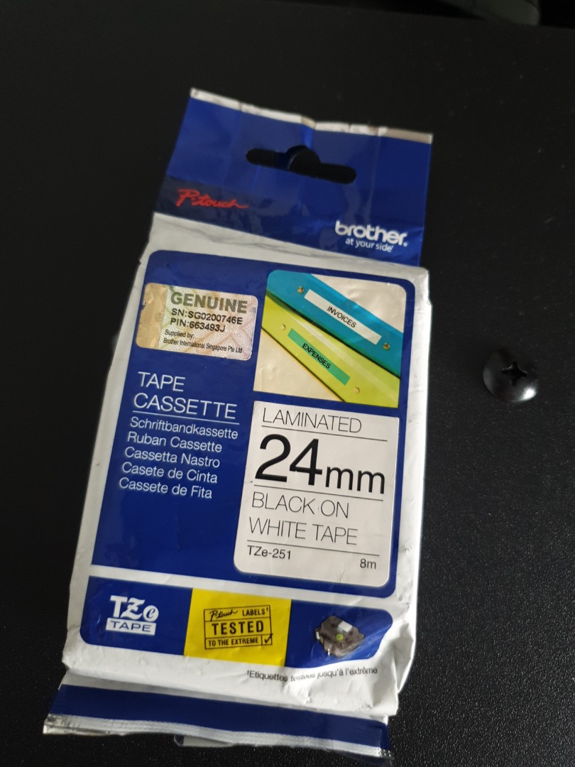 Brother labeller tape refill, Computers & Tech, Printers, Scanners ...