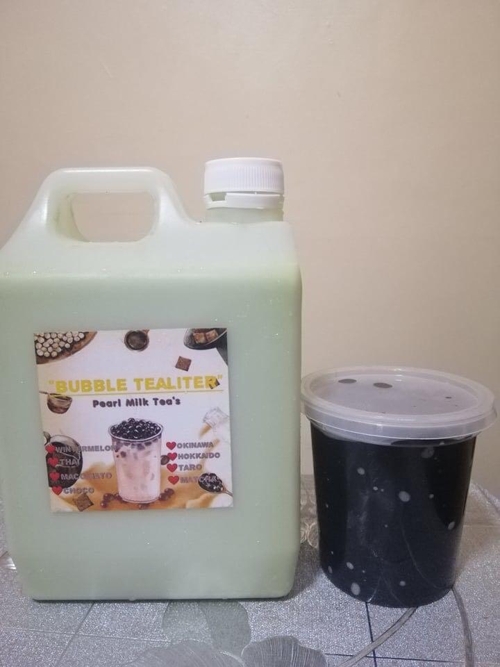 BUBBLE TEALITER MILKTEA 1 LITER, Food & Drinks, Beverages on Carousell