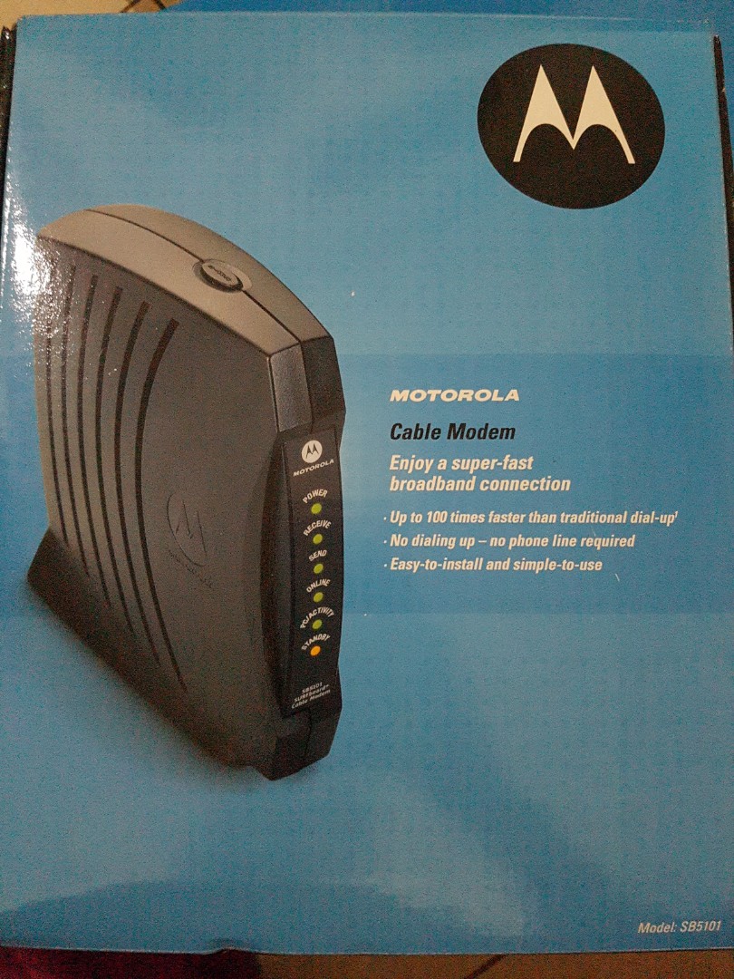 Cable Modem - Motorola, Computers & Tech, Parts & Accessories, Cables ...