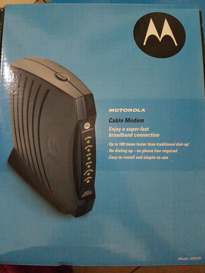 Cable Modem - Motorola, Computers & Tech, Parts & Accessories, Cables ...