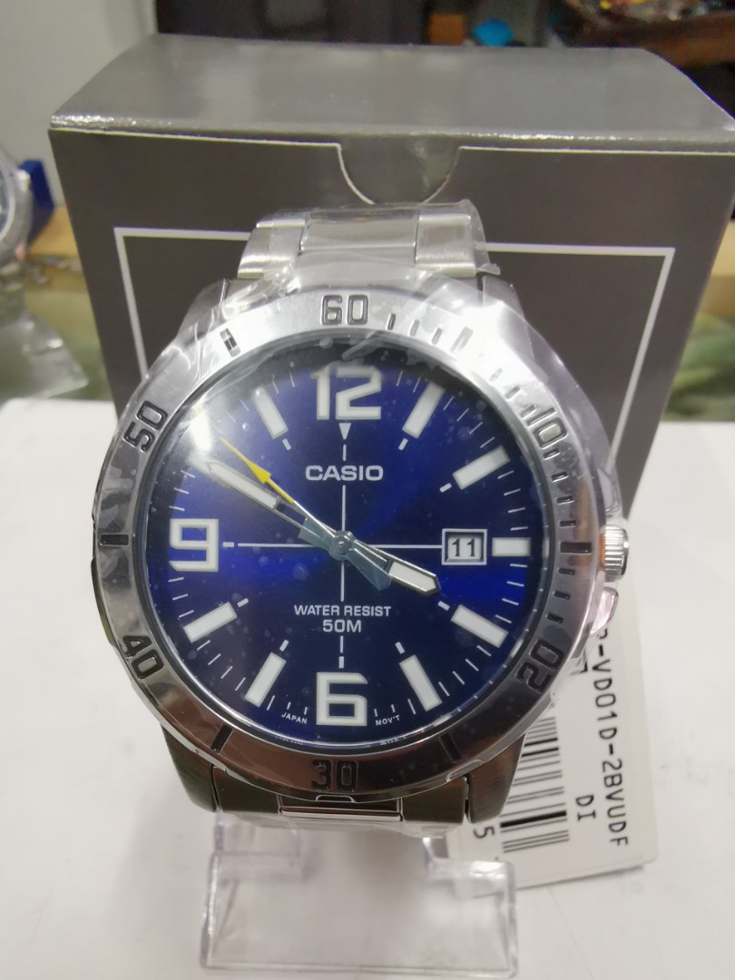 CASIO MTP-VD01D-2BVUDF, Men's Fashion, Watches & Accessories, Watches on Carousell