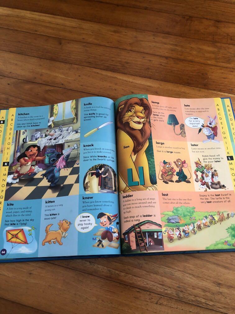 Disney picture dictionary, Books & Stationery, Children's Books on ...