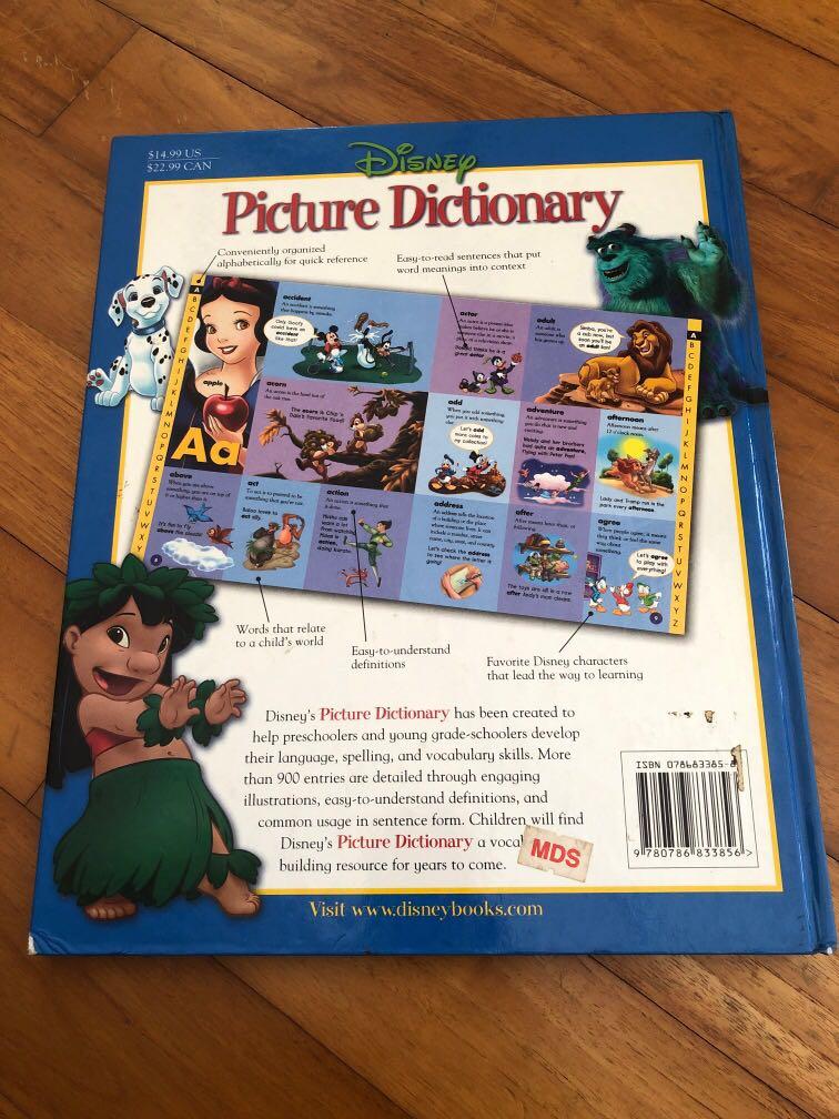 Disney picture dictionary, Books & Stationery, Children's Books on ...