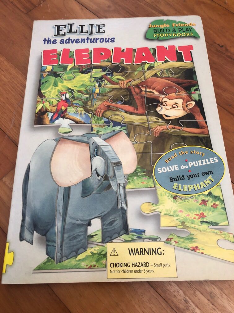 Ellie the adventurous elephant - board book, Books & Stationery ...