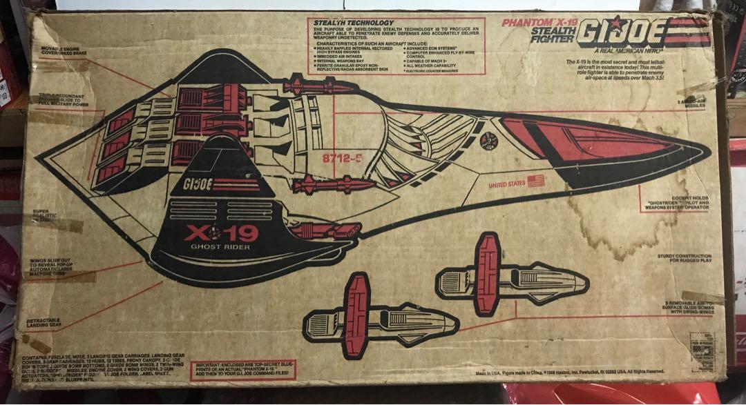 Gi Joe Phantom X19 Stealth Fighter 1988, Hobbies & Toys, Toys & Games ...