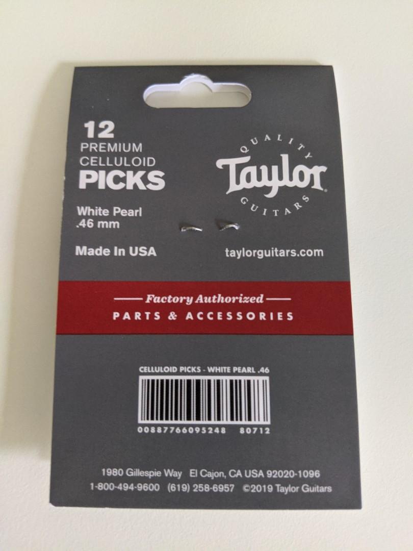 Guitar Pick - Taylor, Hobbies & Toys, Music & Media, Music Accessories ...