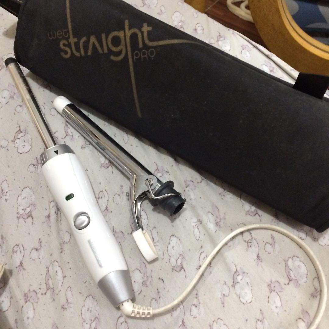 JML Wet Straight Pro Hair Straightener/Curler Iron (w/ FREE watsons ...