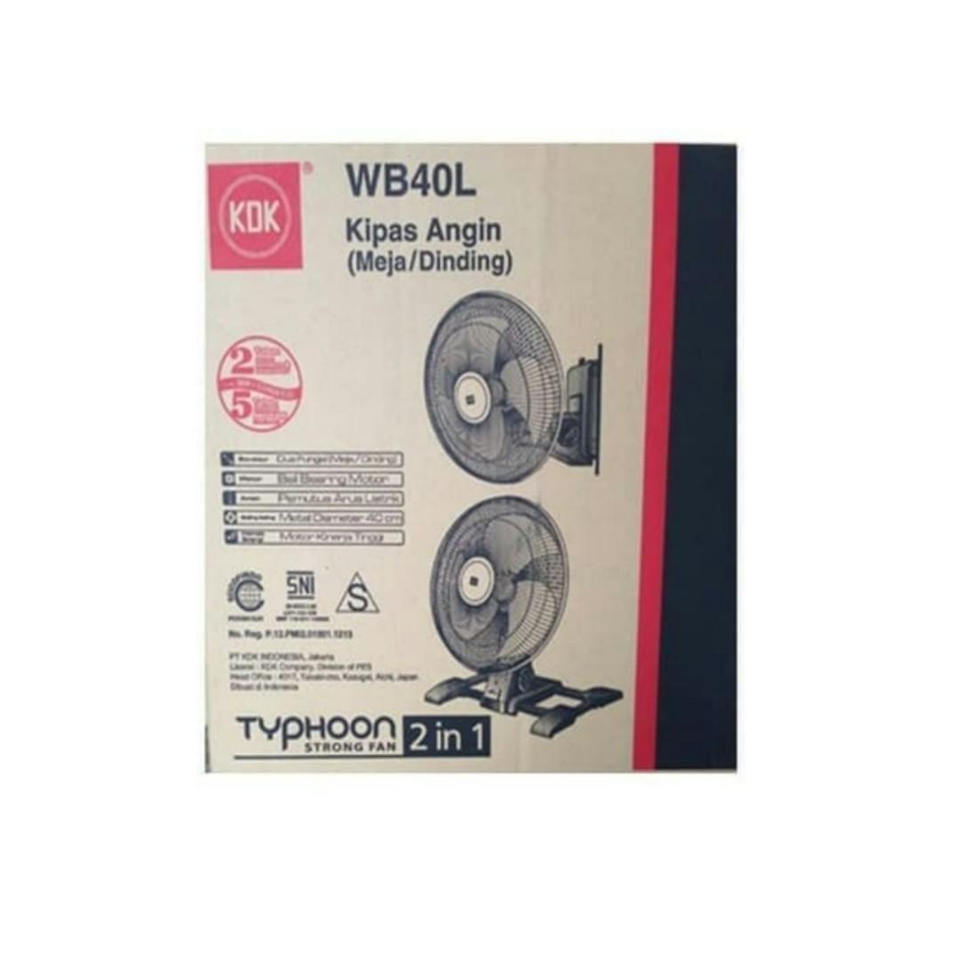 Kipas angin besi typhoon fan 2 in 1 KDK WB 40L, Perabotan Rumah di ...
