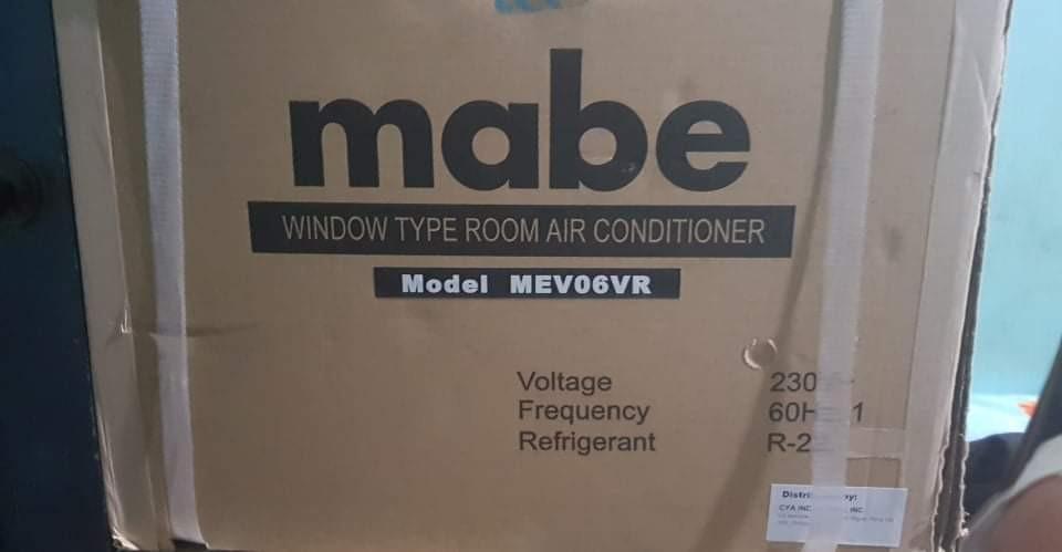 Mabe 0.7hp window type aircon, TV & Home Appliances, Air Conditioning ...