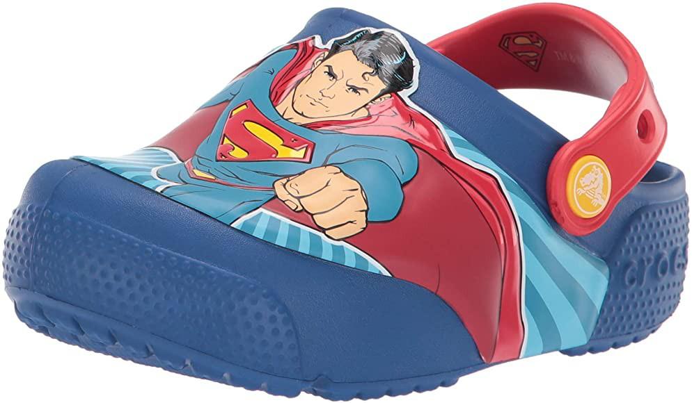 ORIGINAL KIDS CROCS SUPERMAN LIGHTS CLOG sizeC6, Babies & Kids, Babies ...
