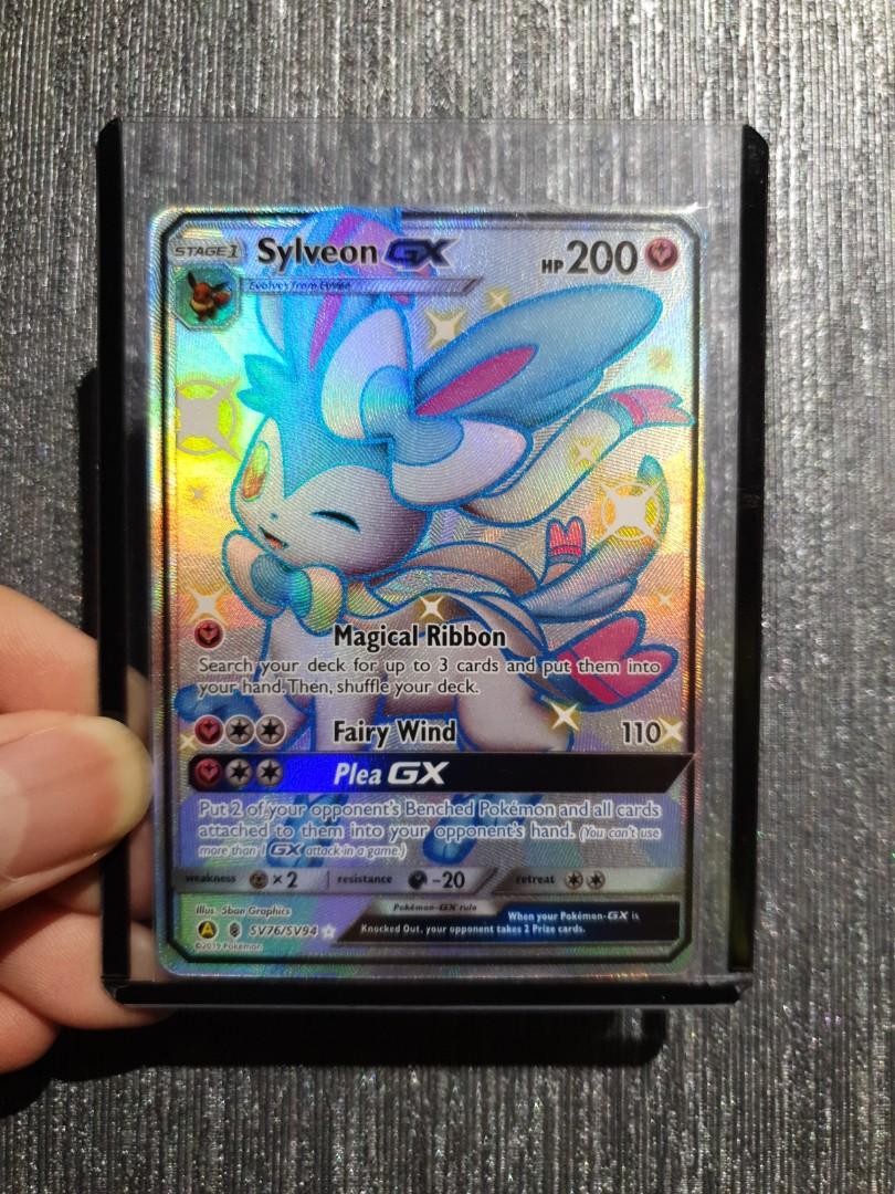 Pokemon TCG Hidden Fates Shiny Sylveon GX Ultra Rare Card, Hobbies ...