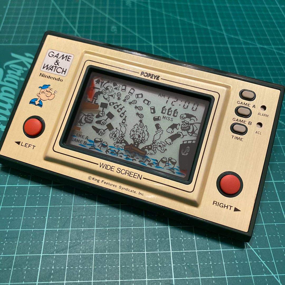 Popeye - Vintage 1981 Nintendo Game & Watch (Wide-Screen), Hobbies ...