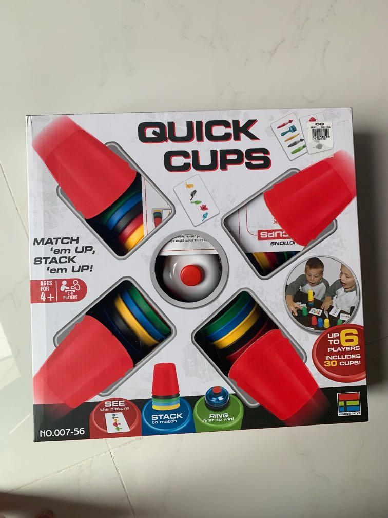 Quick Cups Board Game, Hobbies & Toys, Toys & Games on Carousell