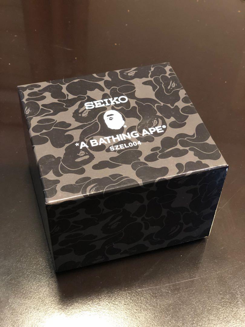 Seiko x Bape SZEL004, Men's Fashion, Watches & Accessories, Watches on ...
