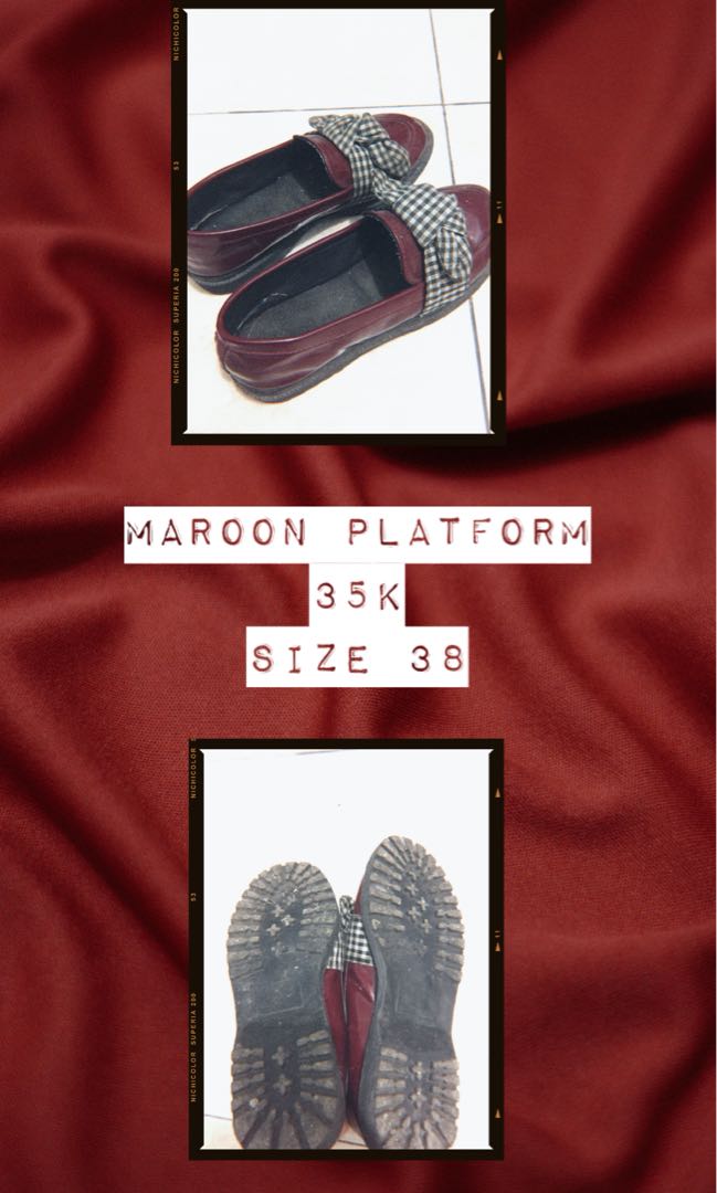 Sepatu platform, Fesyen Wanita, Sepatu di Carousell