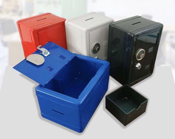 Small Dual Lock Safety Deposit Box With Key & Turn Lock, Everything ...