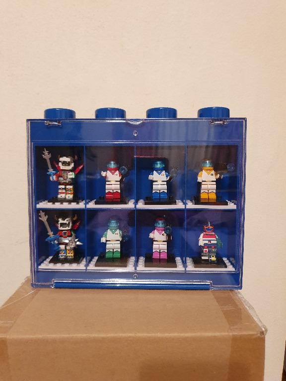 Small Mini Figure Display Case with Lego Compatible Voltron Lion Force ...