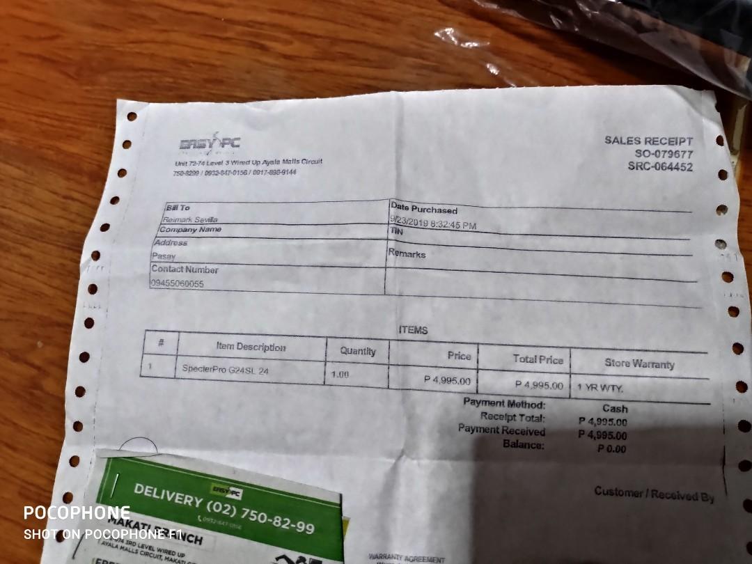 spectre pro 75hz monitor, Computers & Tech, Parts & Accessories ...