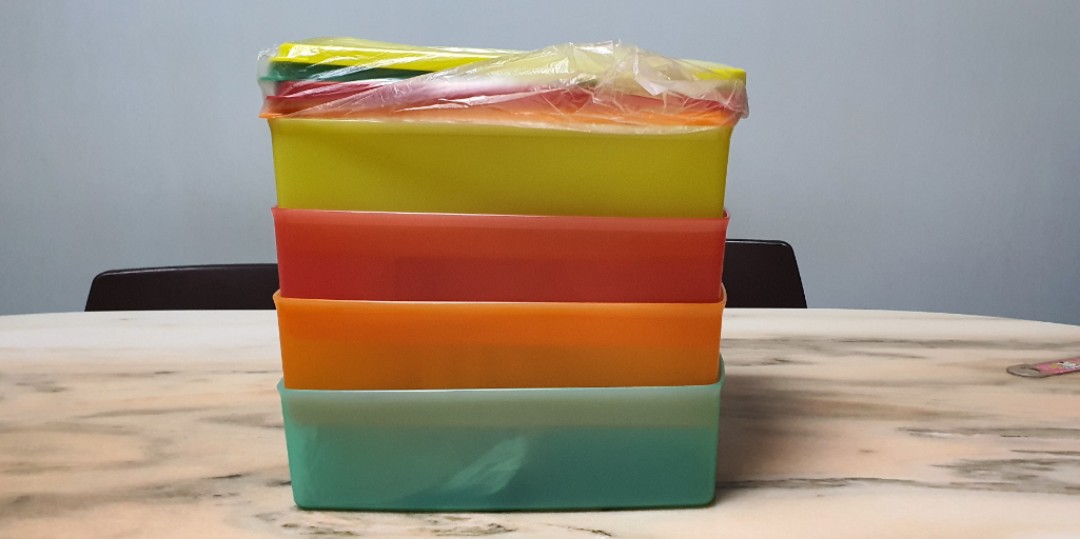 Tupperware (Rectangular) - 1.3L, Furniture & Home Living, Kitchenware ...