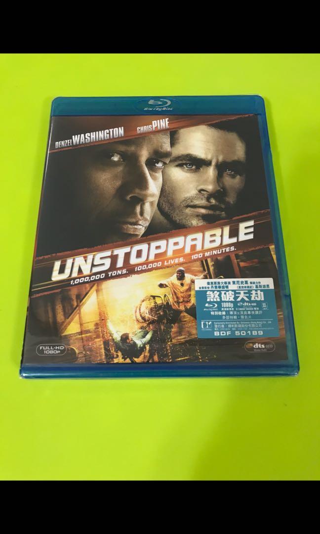 Unstoppable Blu-ray Disc, 興趣及遊戲, 音樂、樂器 & 配件, 音樂與媒體 - CD 及 DVD - Carousell