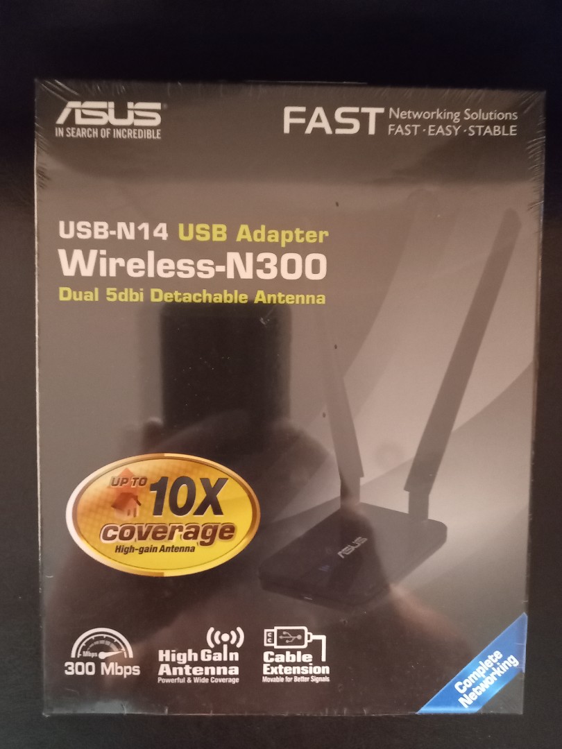 全新usb N300 wifi接收器, 電腦＆科技, 電腦周邊及配件, Wifi及上網相關產品 - Carousell