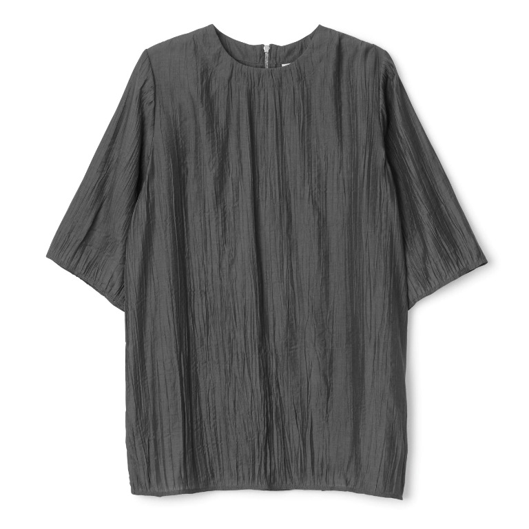 Weekday MTWTFSS Auzoz Tee in Grey Dark, Women's Fashion, Tops ...