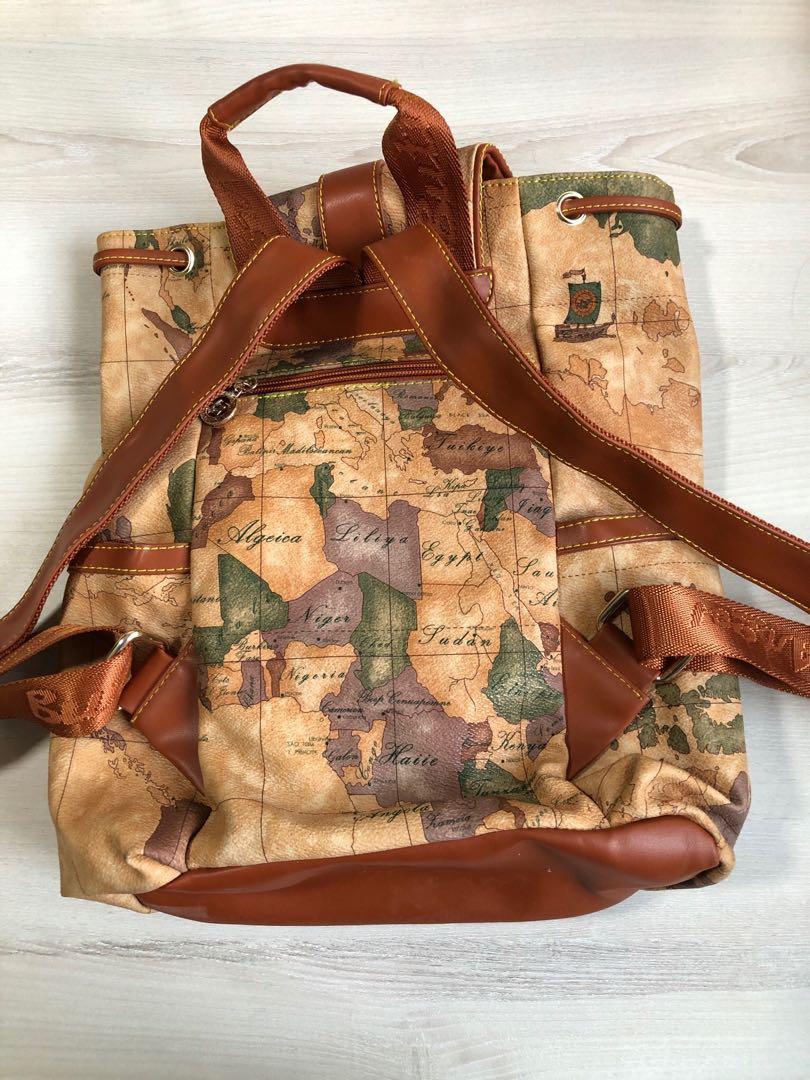 World Map backpack, Women's Fashion, Bags & Wallets, Backpacks on Carousell