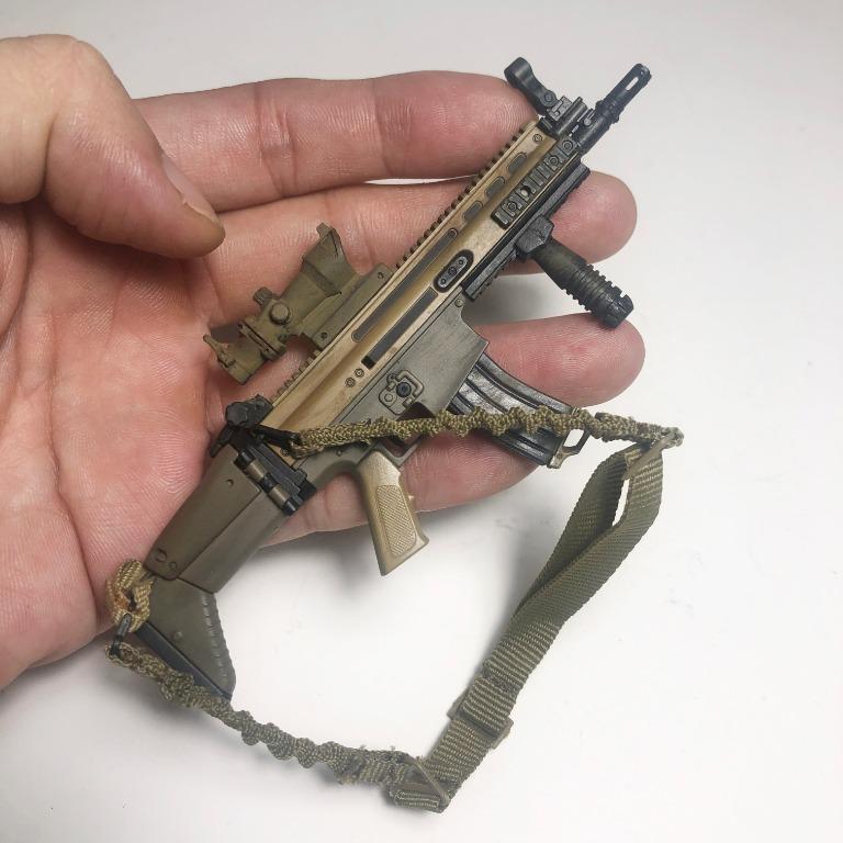 1/6 Scale Hot Toys SCAR-H (MK 17) - Assault Rifle for 12" action figure ...