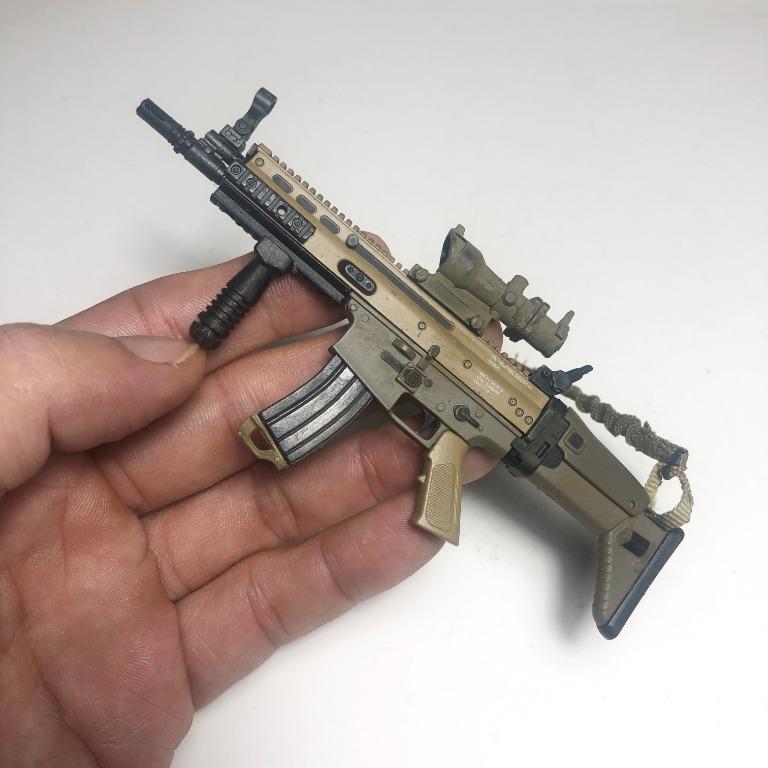 1/6 Scale Hot Toys SCAR-H (MK 17) - Assault Rifle for 12" action figure ...