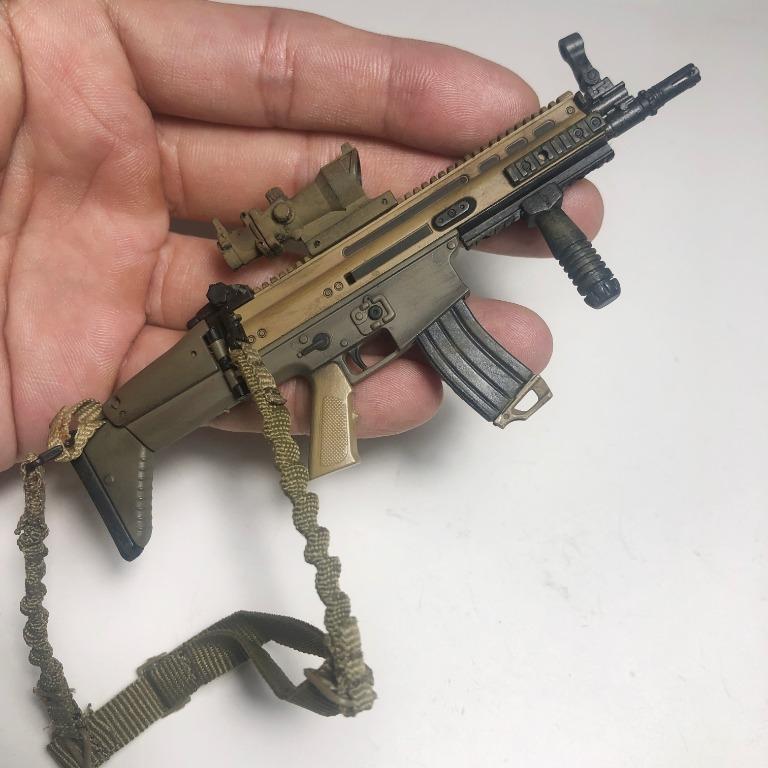 1/6 Scale Hot Toys SCAR-H (MK 17) - Assault Rifle for 12" action figure ...