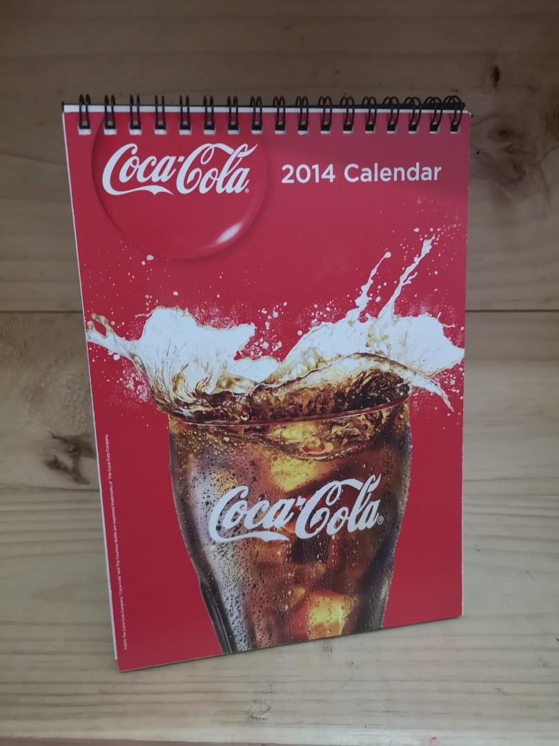 2014 Coca Cola Table Calendar, Hobbies & Toys, Collectibles ...