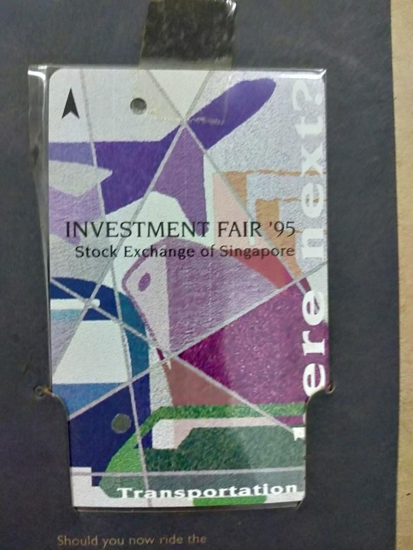 95 investment fair SES phonecard and 2 MRT cards set, Hobbies & Toys ...